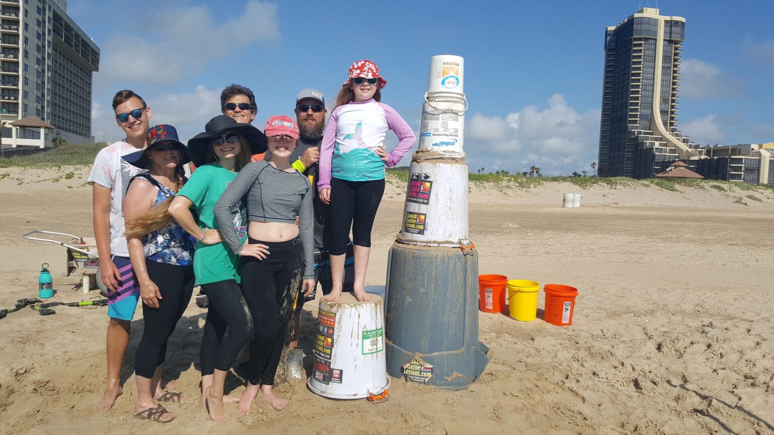 Sandcastle Building Lessons on South Padre Island