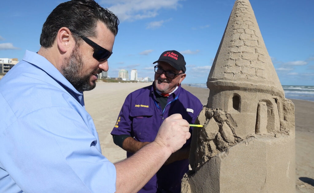 Sandcastle Building Lessons on South Padre Island